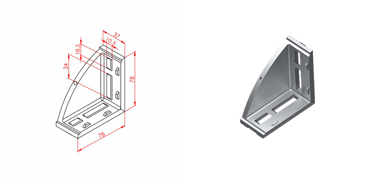 Lange Winkel 40x80 - Löwen-Mechanik GmbH